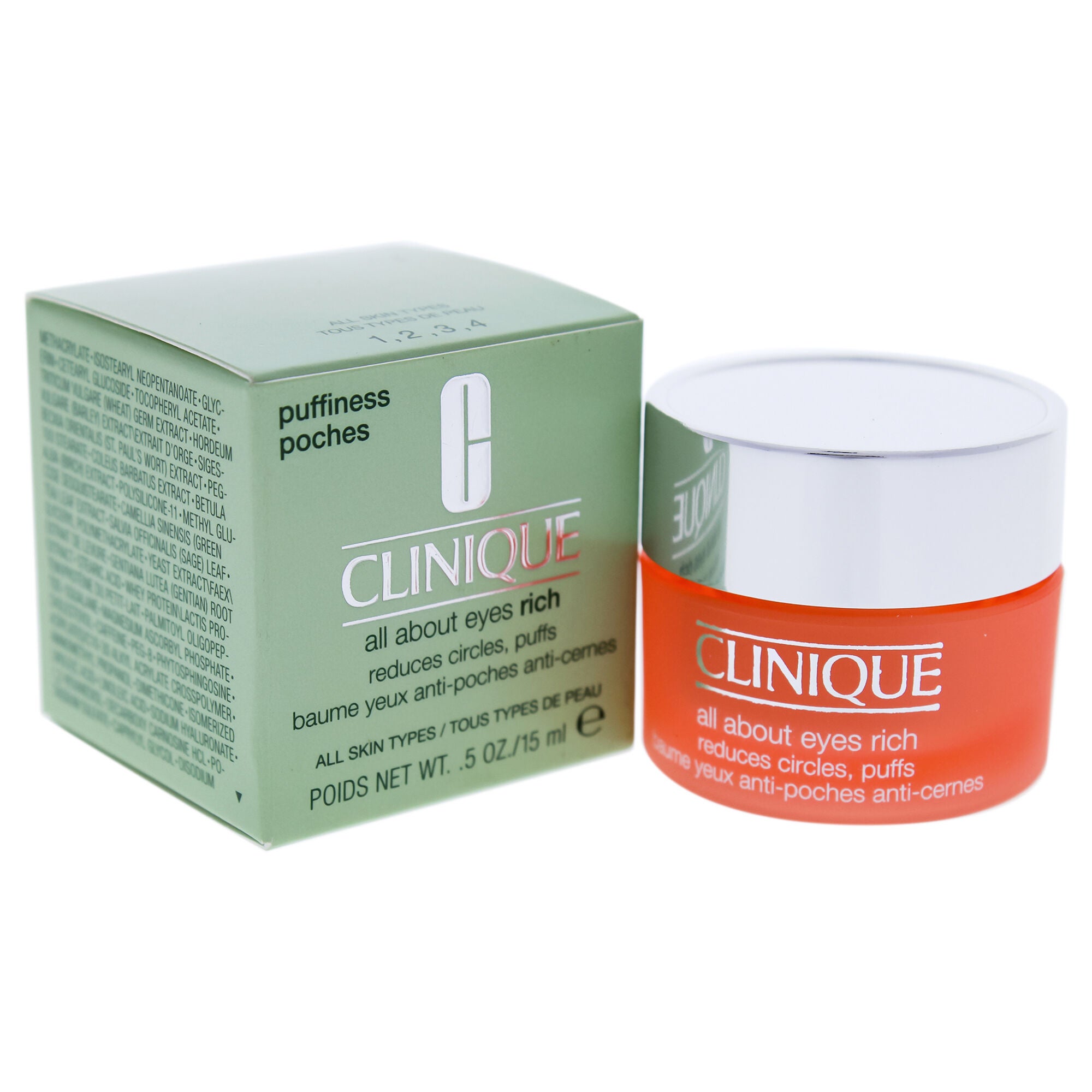 All About Eyes Rich by Clinique for Women - 0.5 oz Eye Cream ...