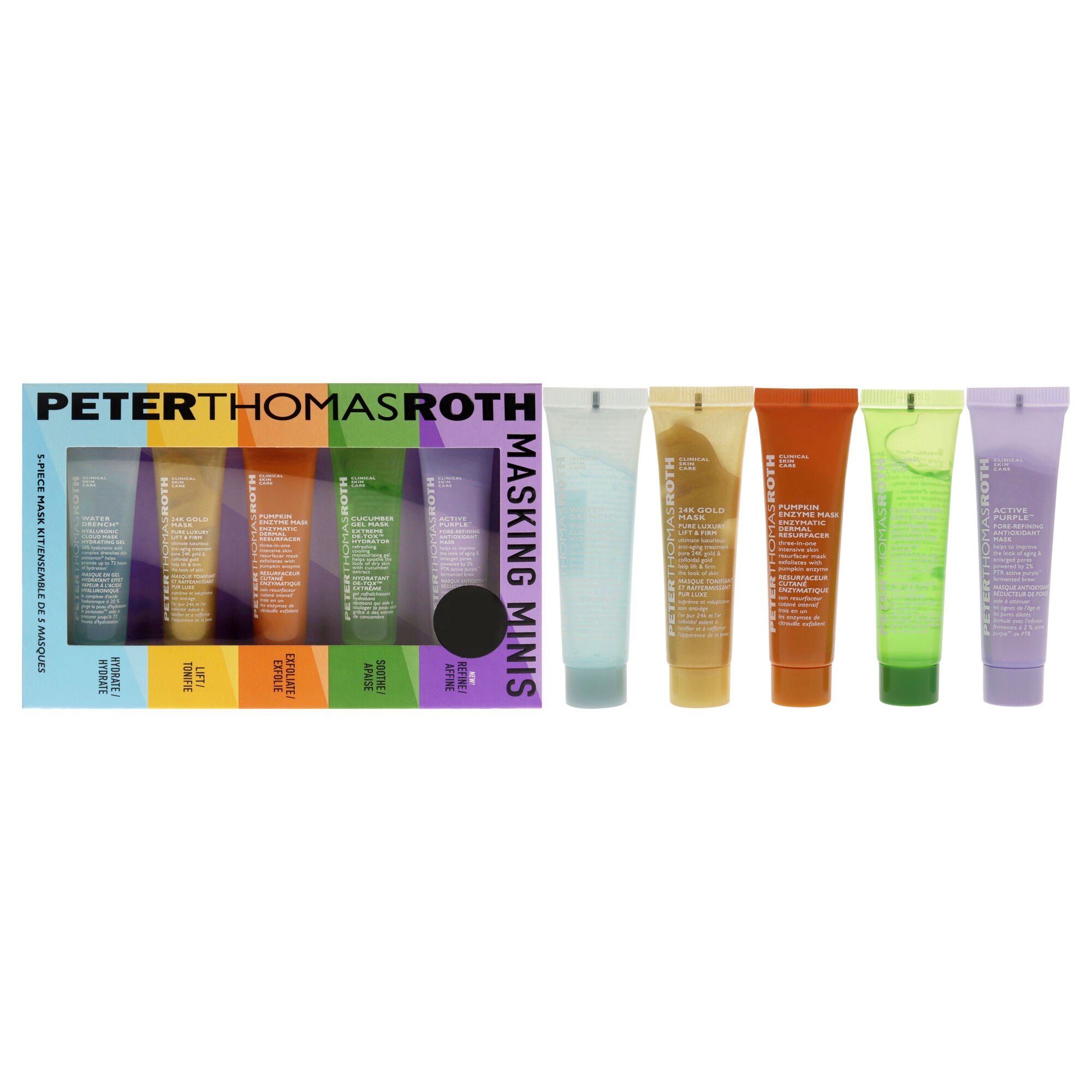 Masking Minis Kit by Peter Thomas Roth for Unisex - 5 Pc Kit ...