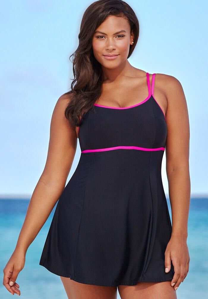 Plus Size Swimdresses for Women | OneStopPlus