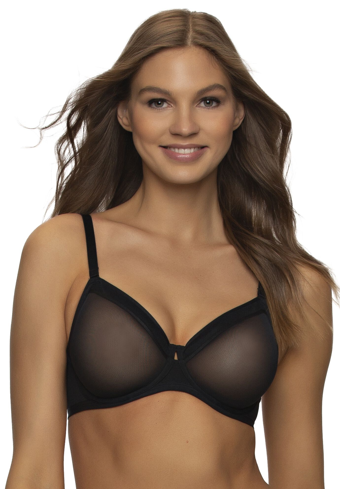 mesh underwire bra