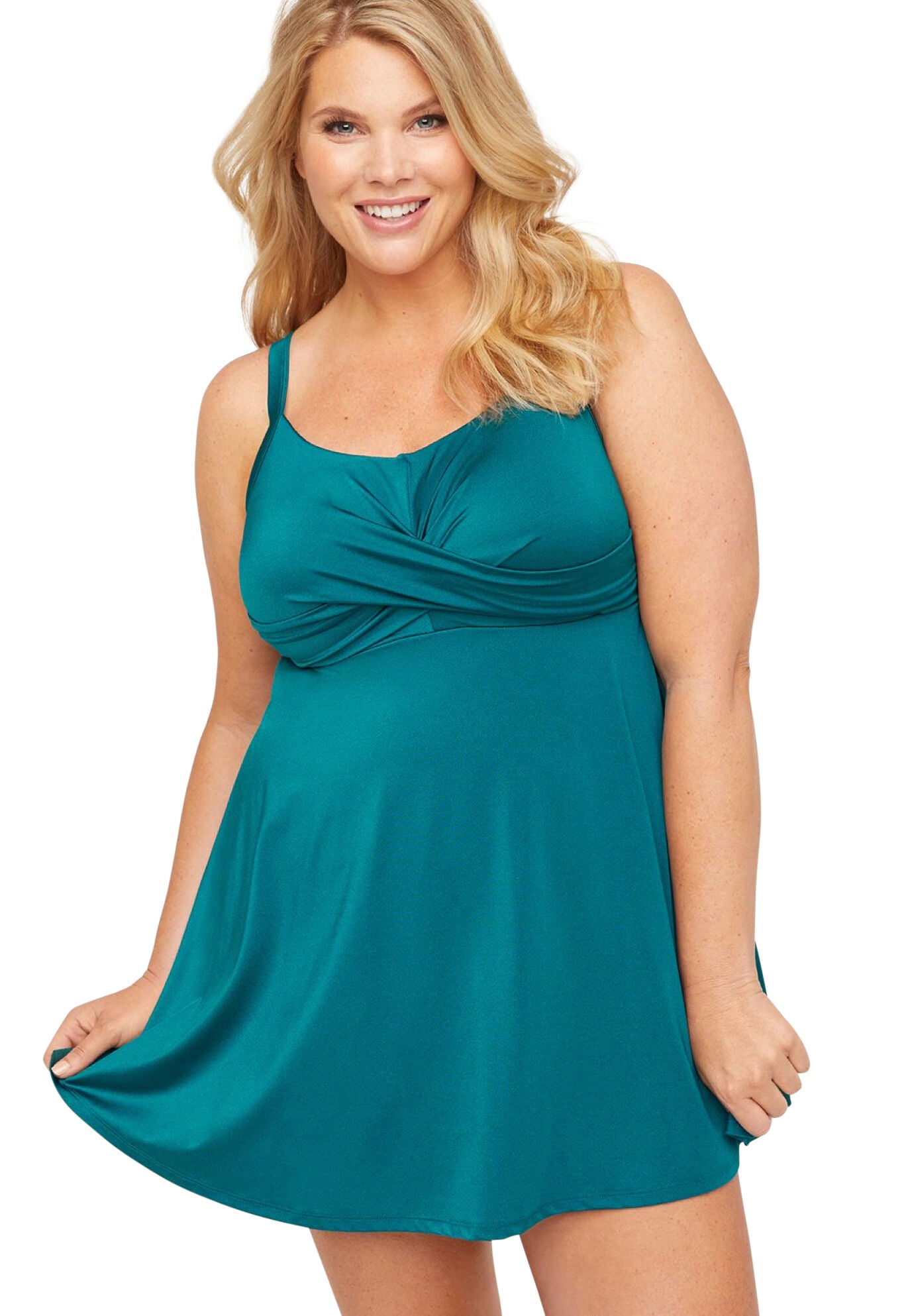 Coastal Shimmer Swim Dress | Swimsuits For All