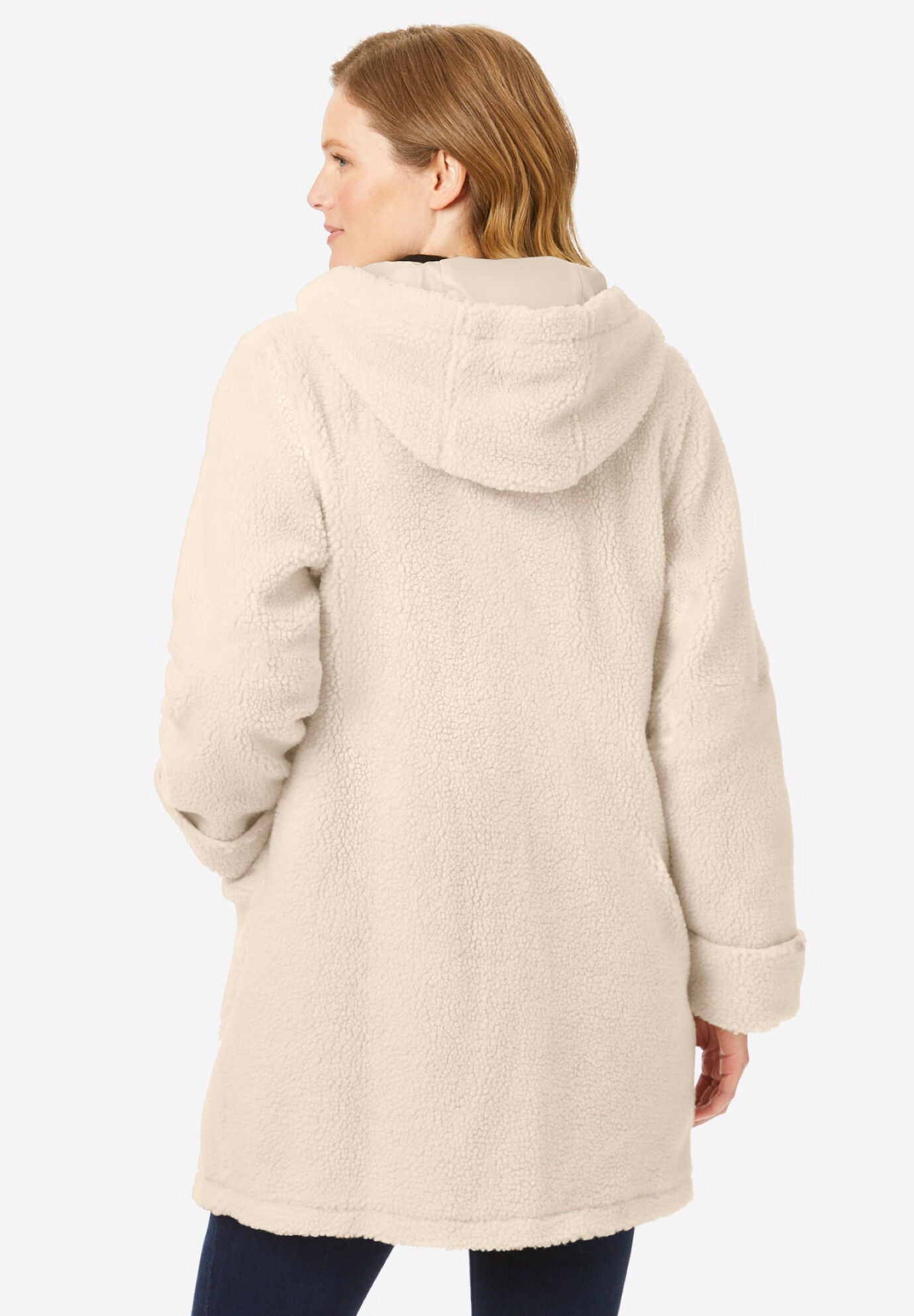 Hooded Berber Fleece Jacket | Swimsuits For All