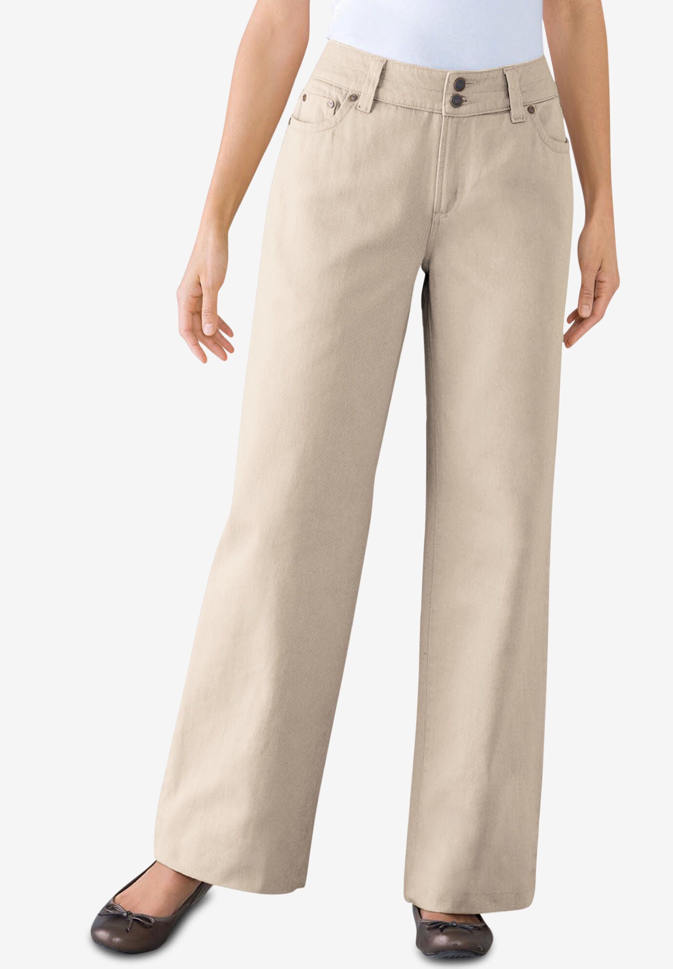 Perfect Cotton Wide-Leg Jean | Swimsuits For All