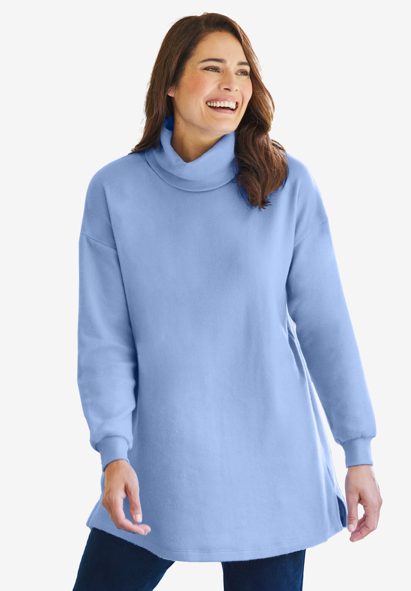 Sherpa Turtleneck Tunic | Swimsuits For All