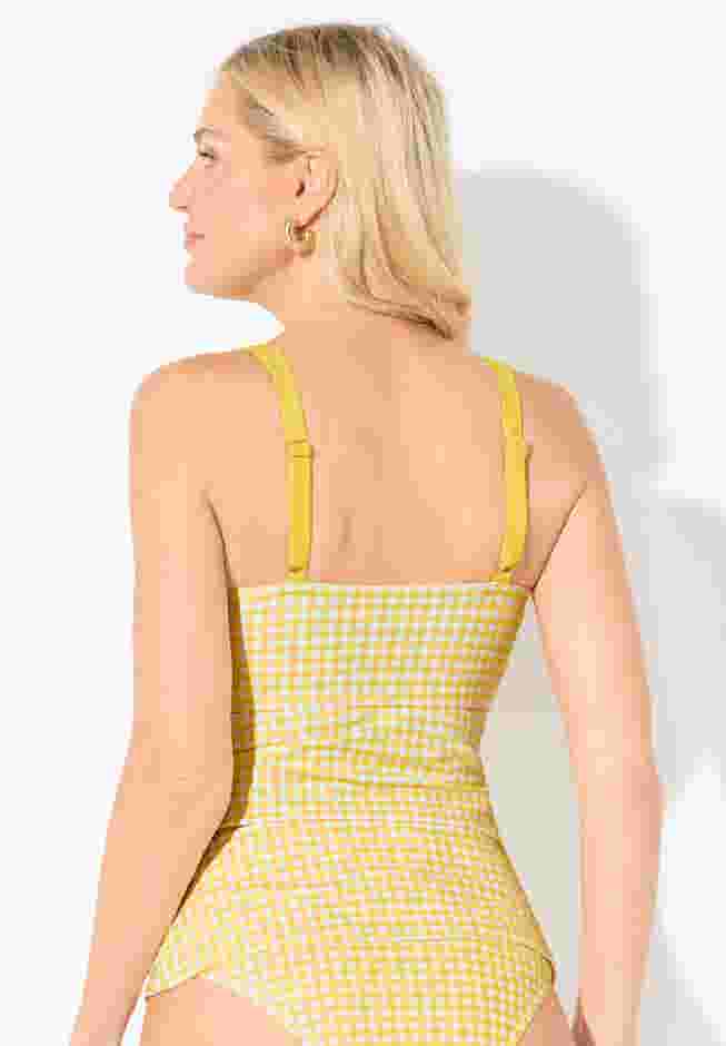 Sweetheart Shirred Tankini Top | Swimsuits For All