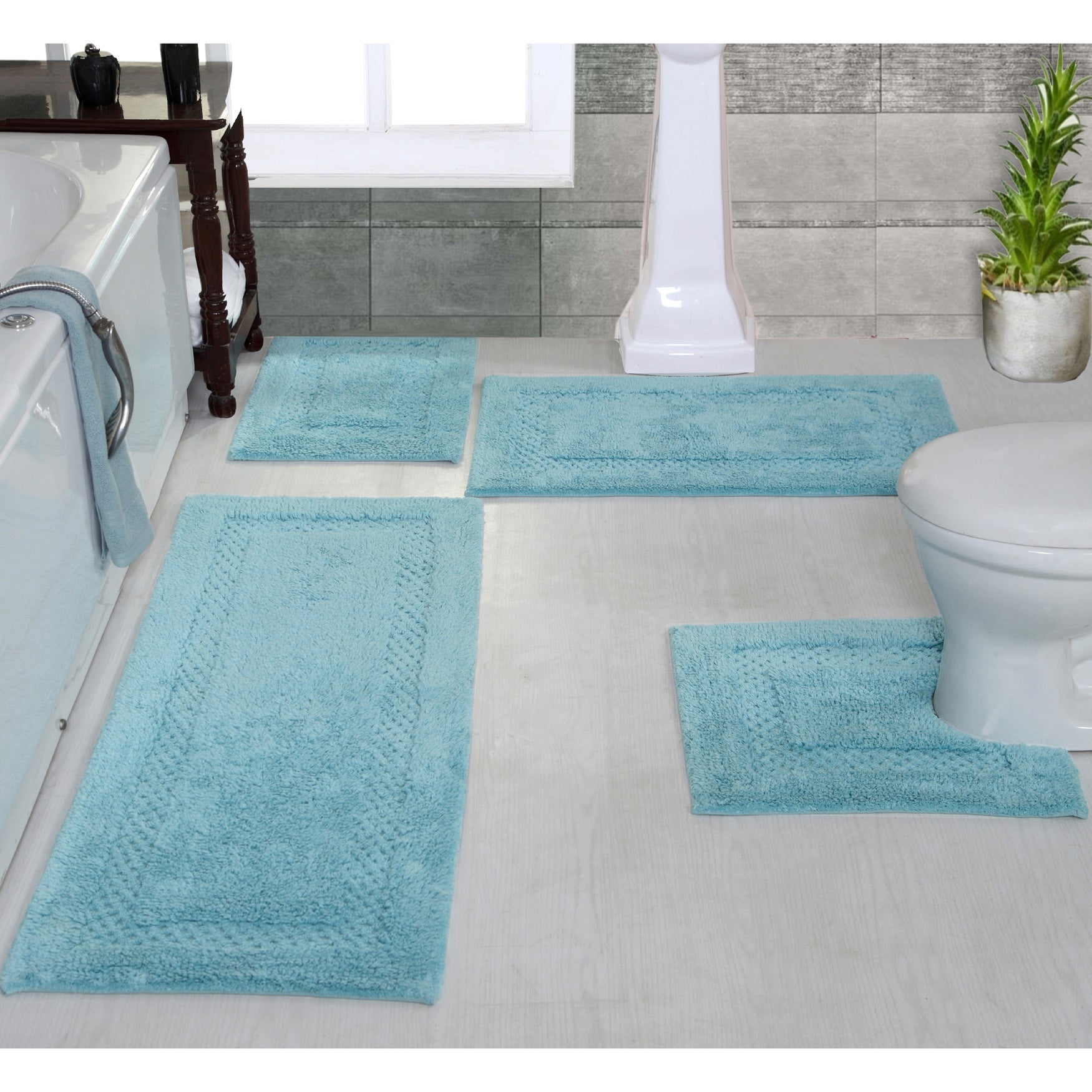 Classy 3-Pc. Bath Mat Set | Swimsuits For All